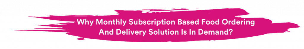 Food Ordering Software Development | Monthly Subscription Plans