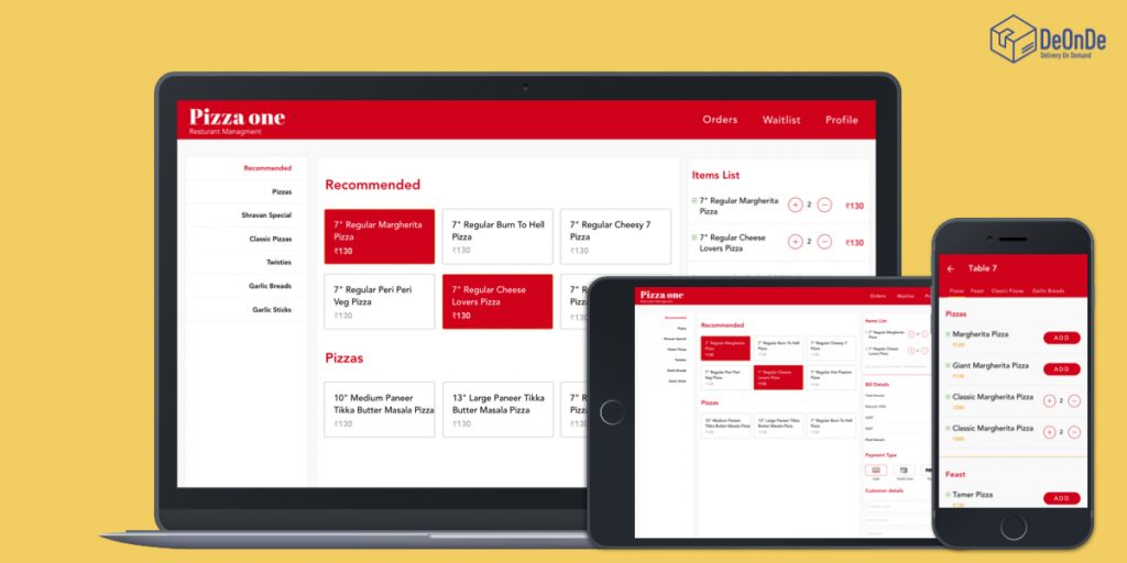 Online Pizza POS System | SaaS-Based Solution
