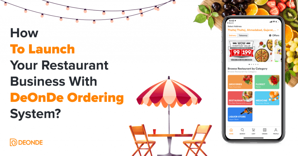 Restaurant Business With The DeOnDe Food Ordering System