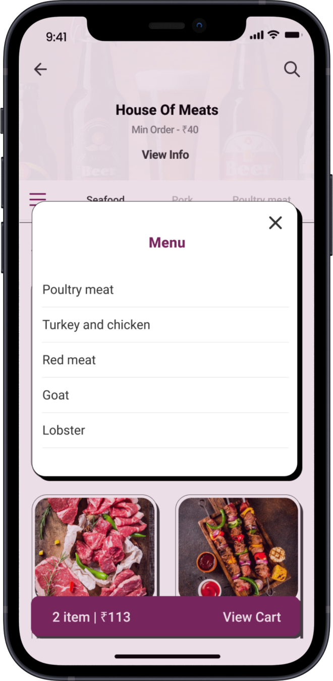 Online Meat Ordering and Delivery Software Solution | Deonde